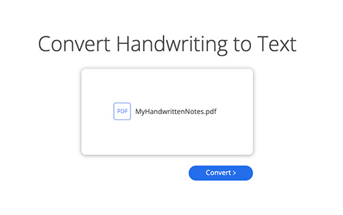 A Walkthrough for Converting Handwritten Image to Text